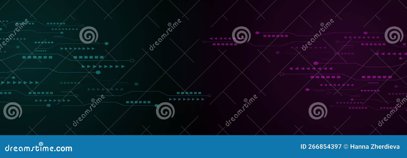 Circuit Board Background. Digital Technology Backdrop. Technological ...