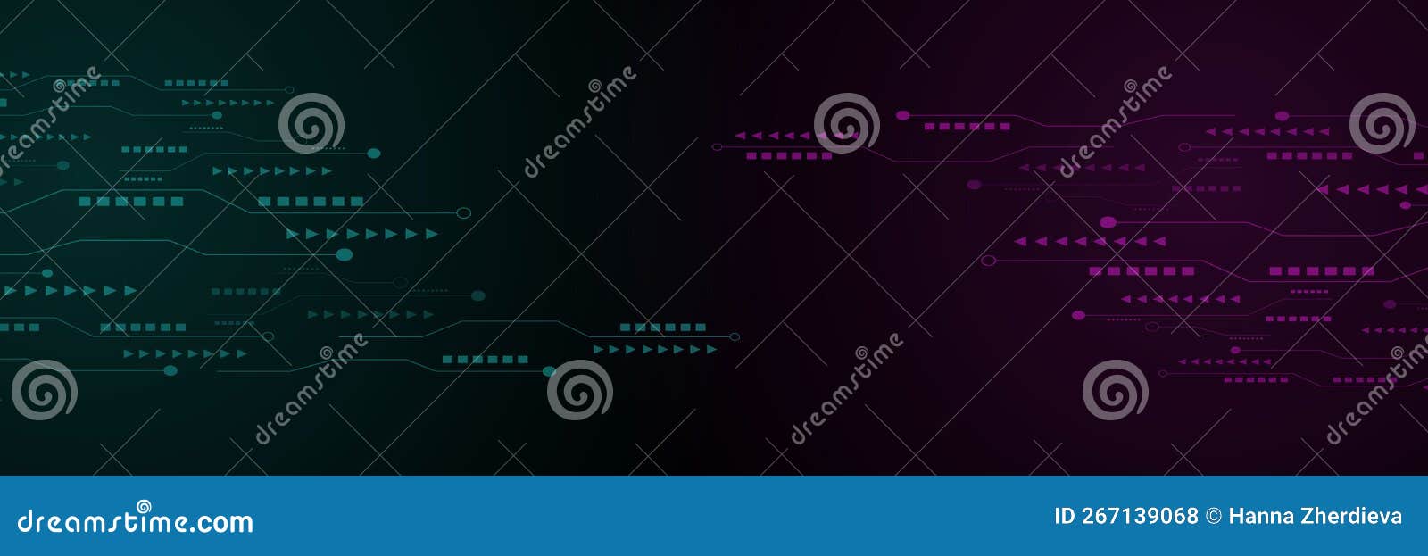 Circuit Board Background. Digital Technology Backdrop. Technological ...