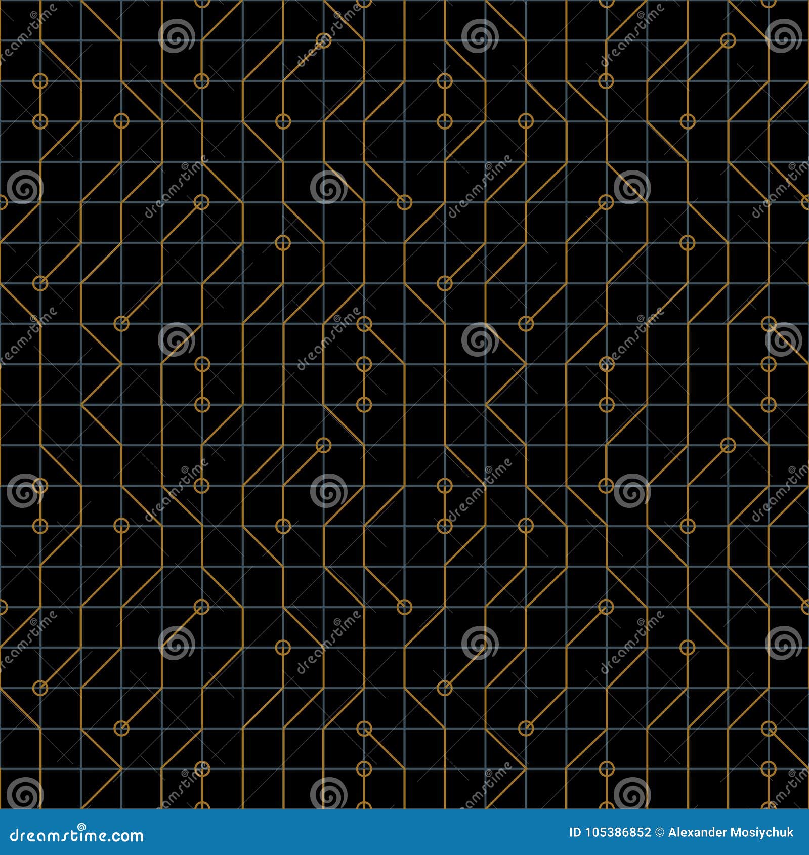 Technology Vector Seamless Pattern Stock Vector - Illustration of ...