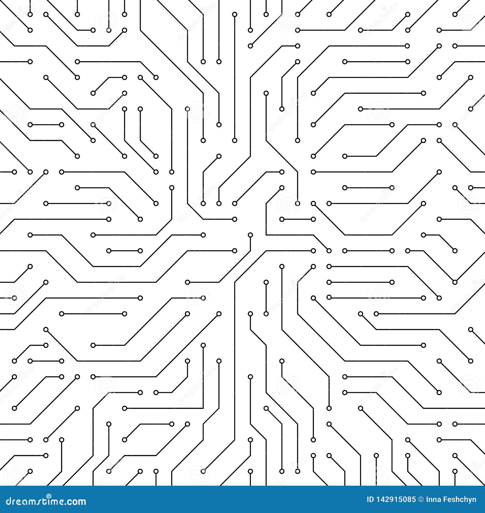 Circuit Board Background Vector