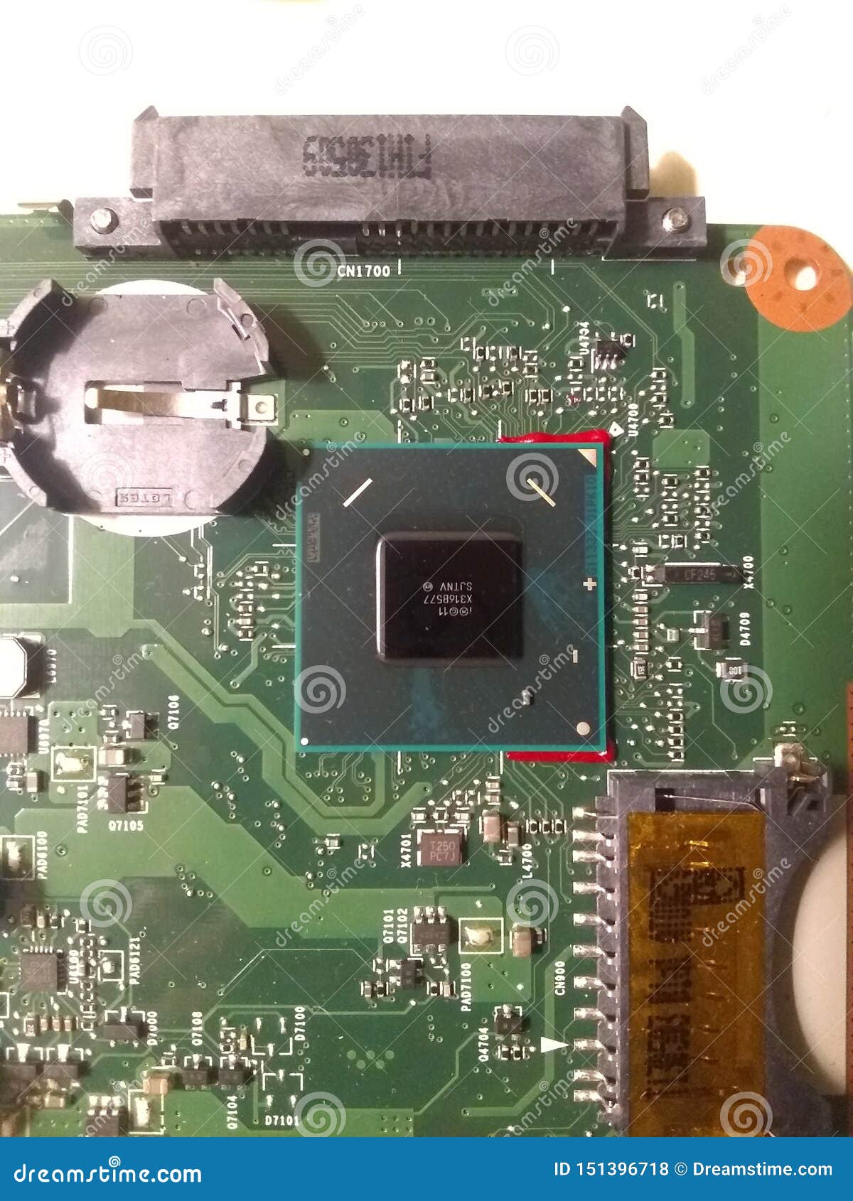 Circuit Board and Chip editorial stock photo. Image of electronics ...