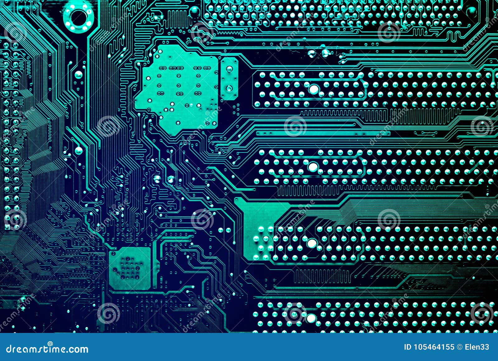 Circuit board. stock image. Image of closeup, abstract - 105464155
