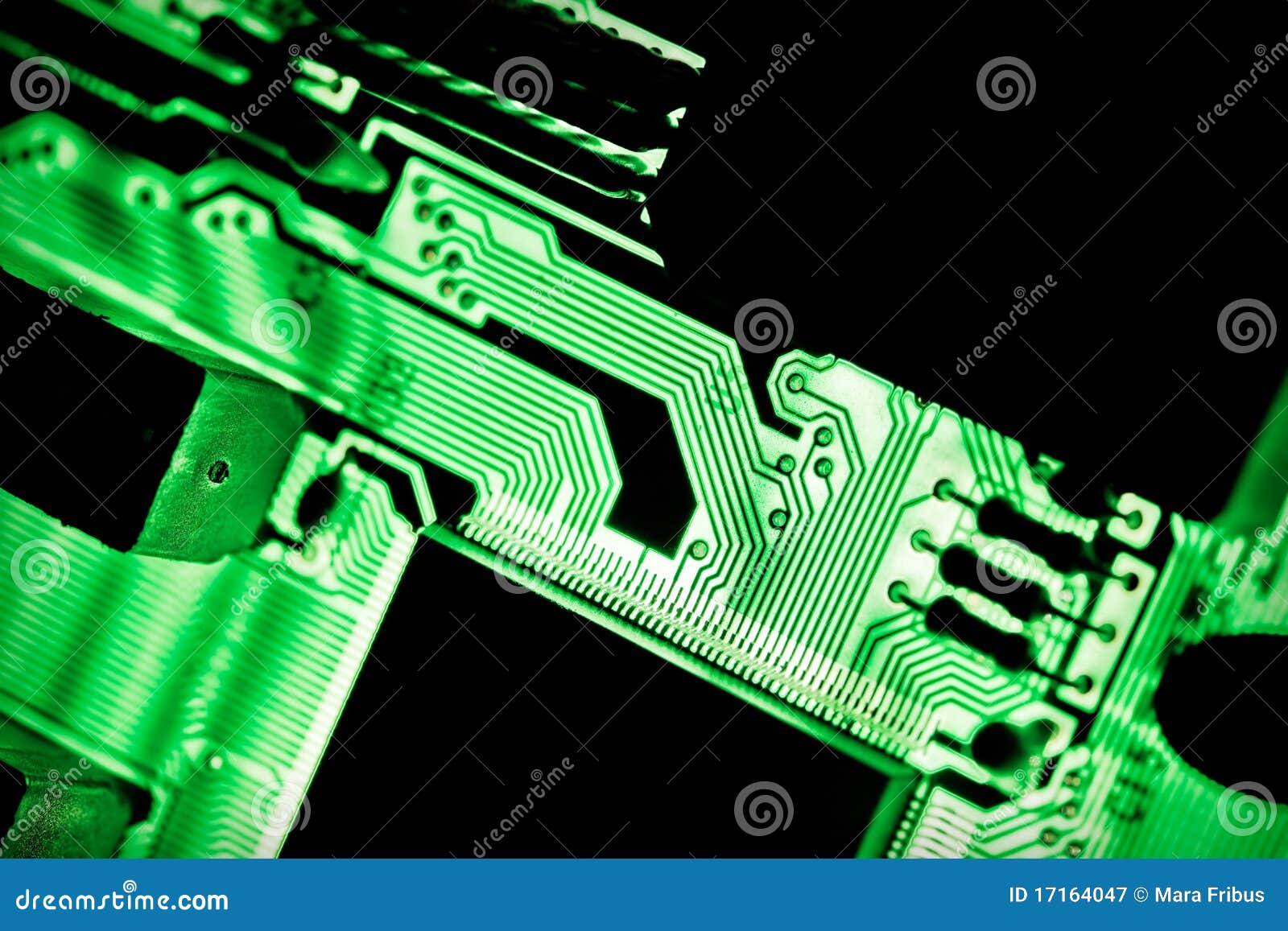 Circuit board close-up stock image. Image of electrical - 17164047