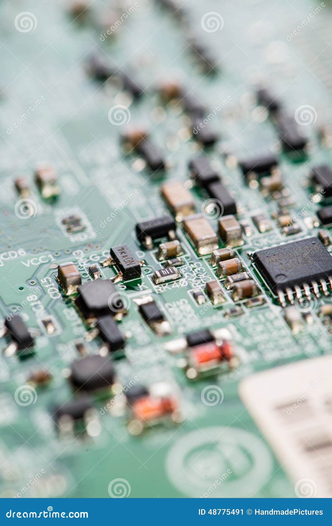 Circuit Board (close-up Shot) Stock Image - Image of computer, board ...
