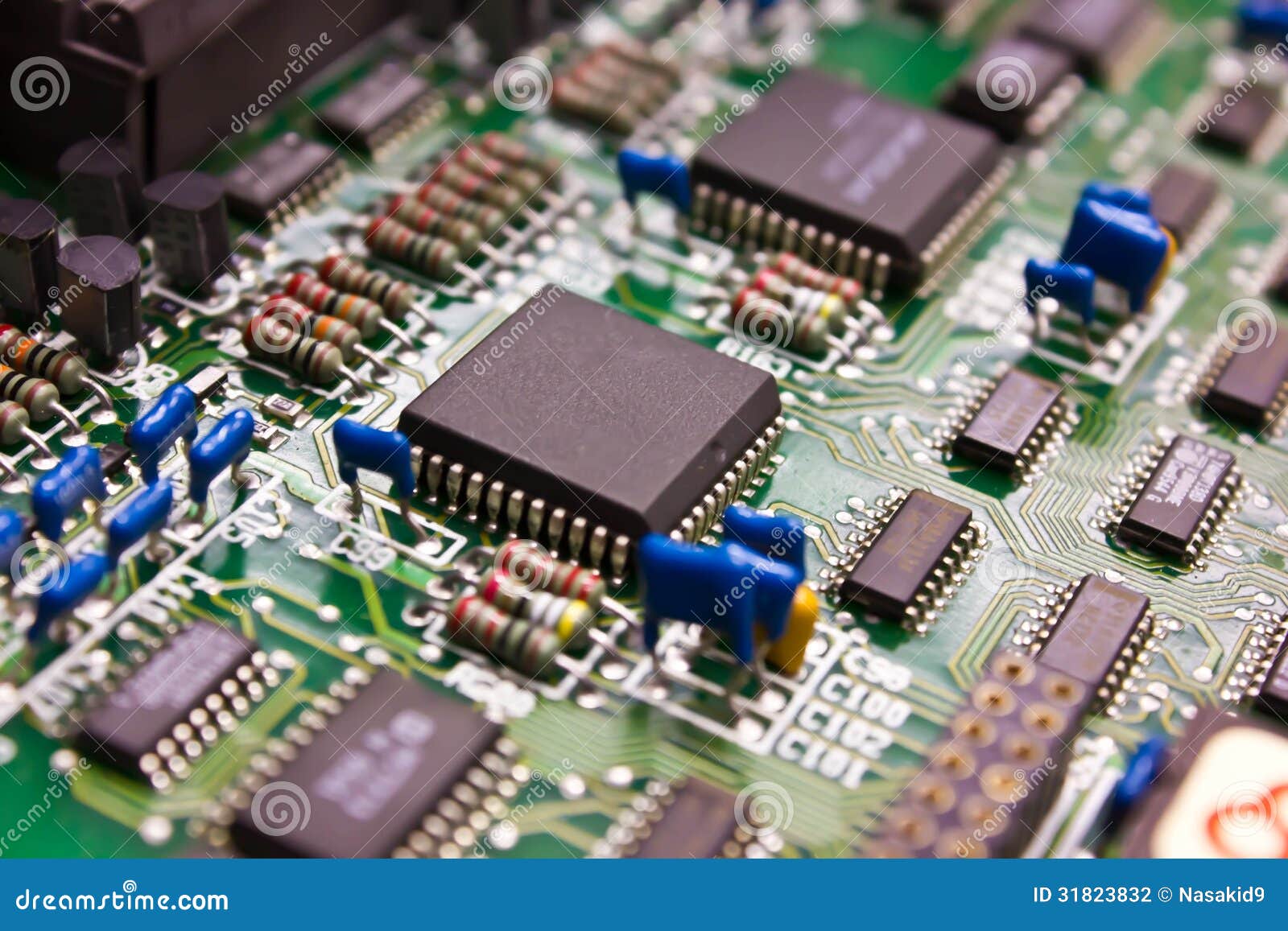 Circuit board Comp. stock photo. Image of protection - 31823832