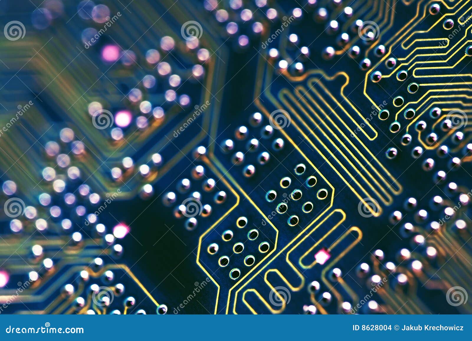 Circuit Board Connections stock photo. Image of hardware - 8628004