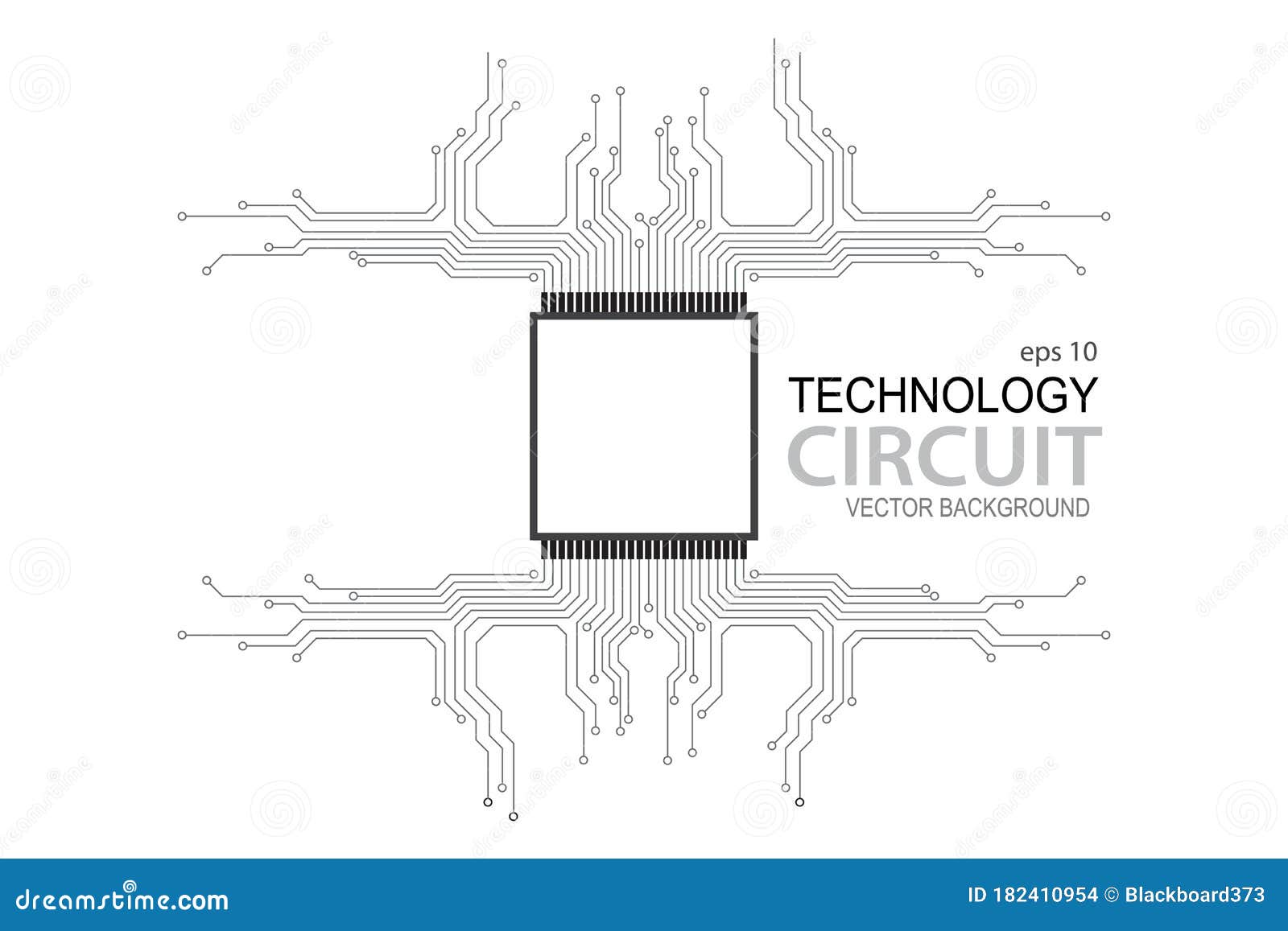 Circuit Board CPU Microprocessor Data Transfer Technology Information ...