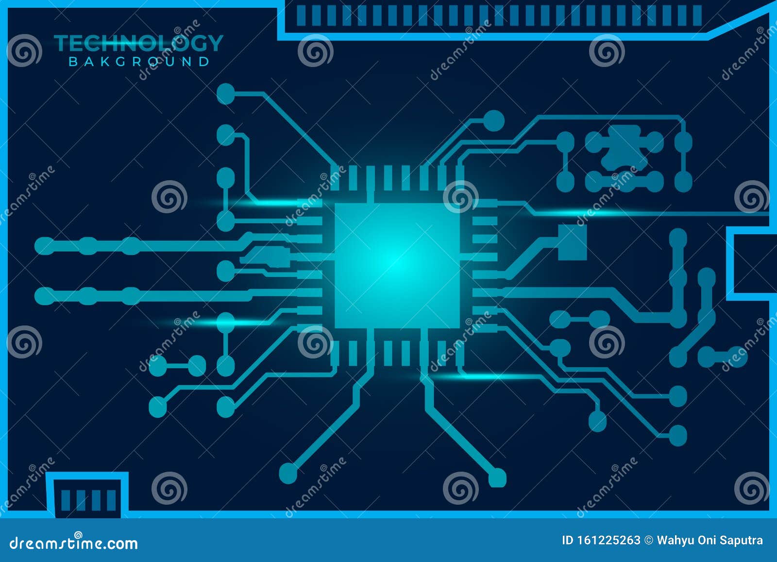 Circuit Board Design Background. Vector Illustration Eps 10 Stock ...