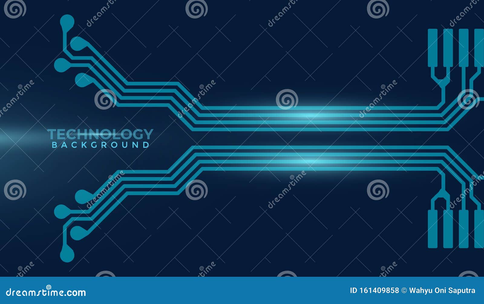Circuit Board Design Background. Vector Illustration Eps 10 Stock ...
