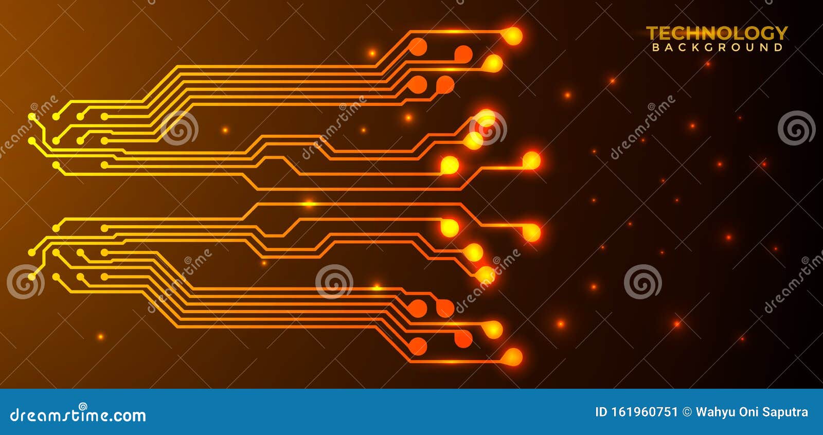 Circuit Board Design Background. Vector Illustration Eps 10 Stock ...