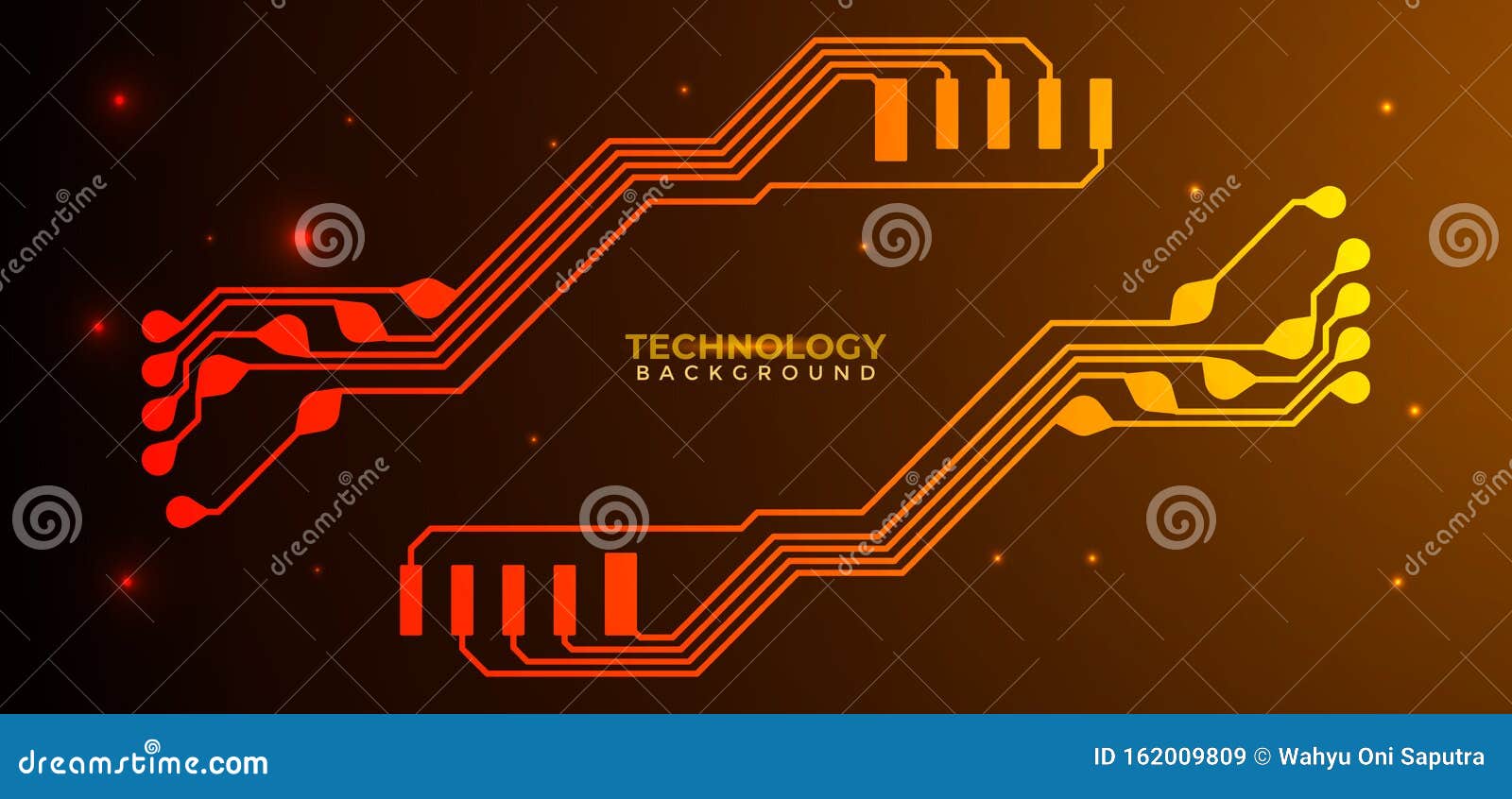 Circuit Board Design Background. Vector Illustration Eps 10 Stock ...