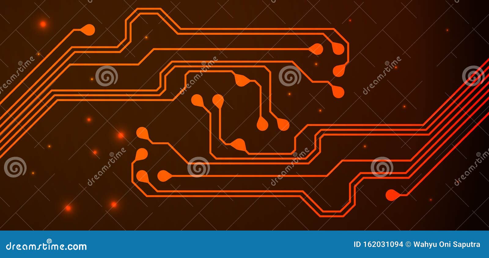 Circuit Board Design Background. Vector Illustration Eps 10 Stock ...