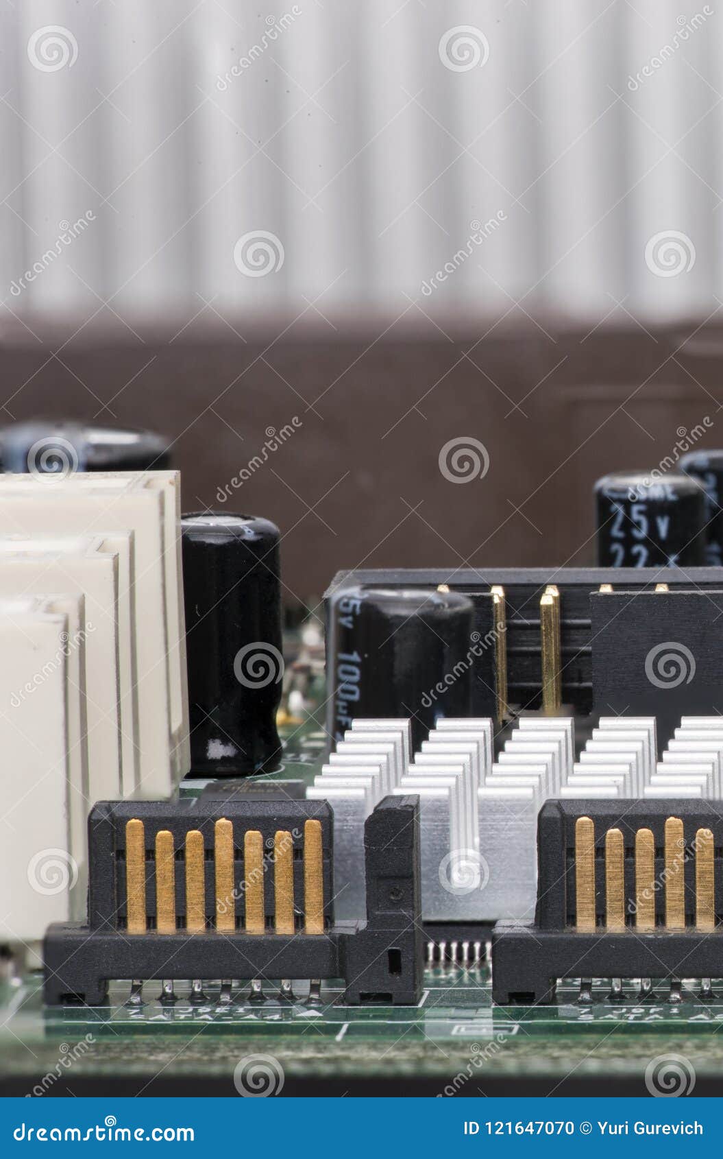 Circuit Board. Electronic Computer Hardware Technology. Motherboard ...