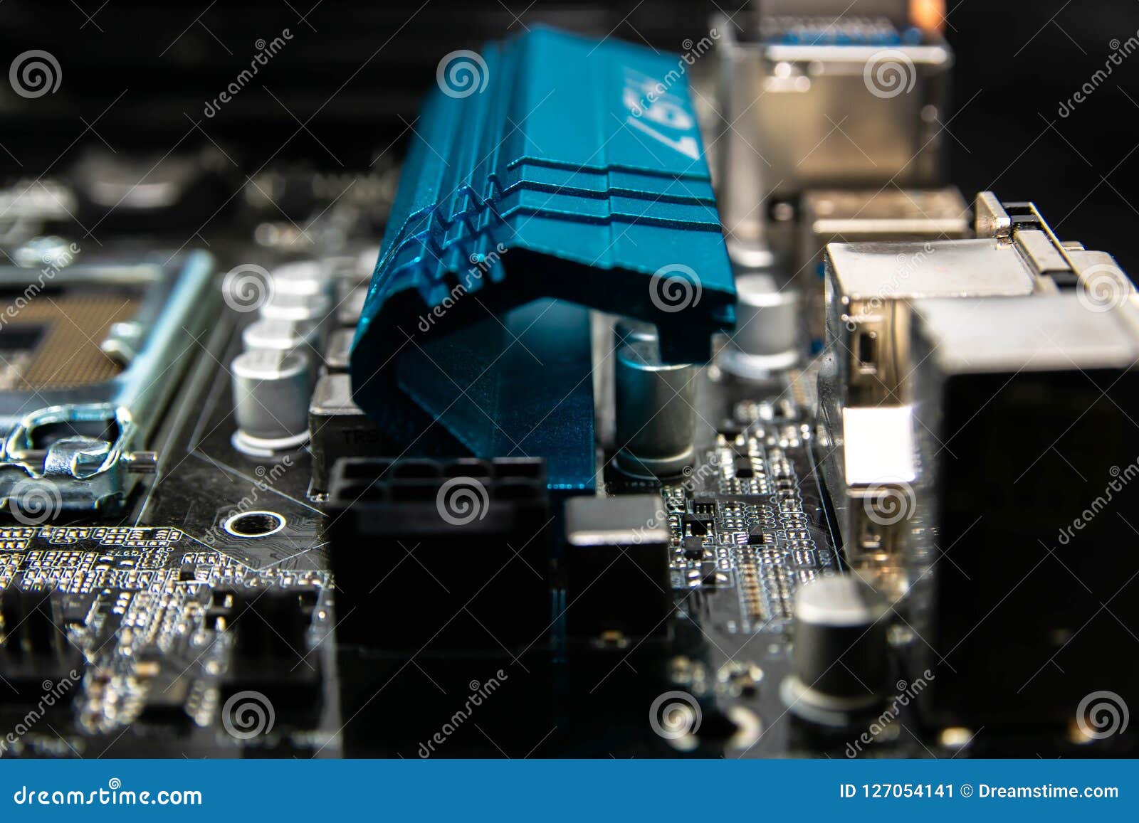 Circuit Board. Electronic Computer Hardware Technology.Motherboard ...