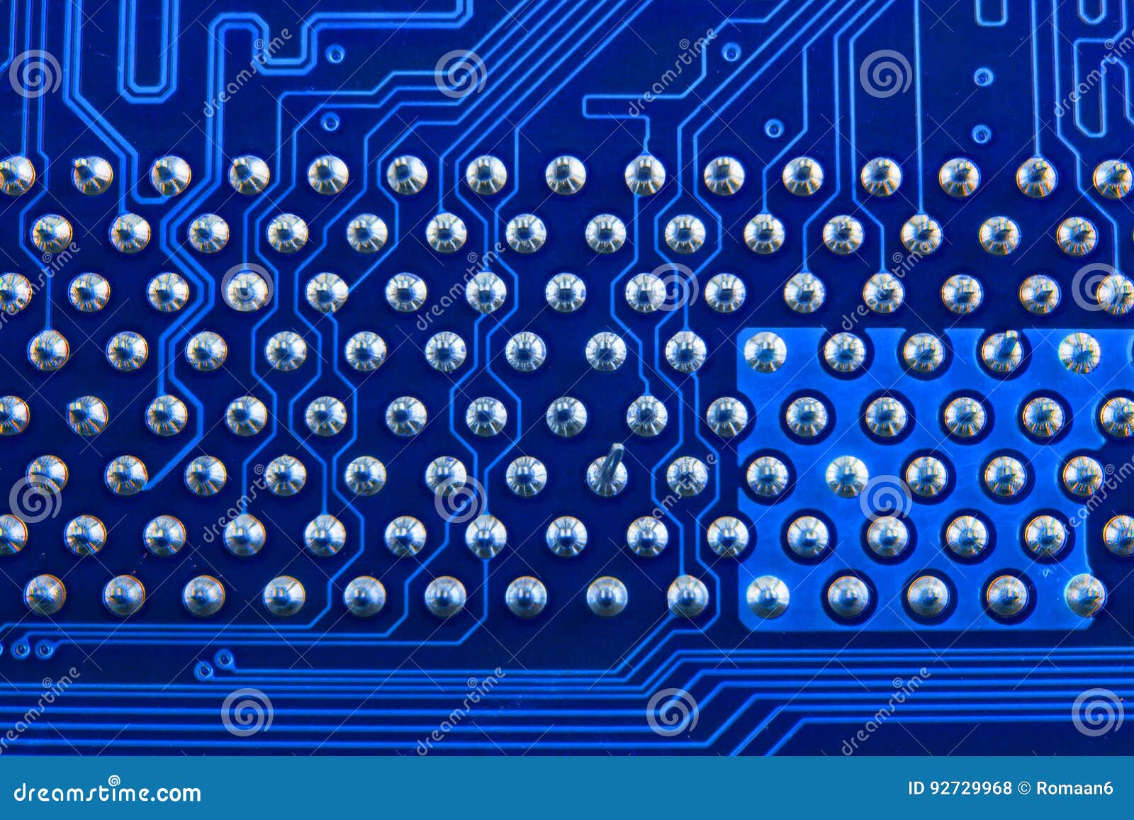 Circuit Board. Electronic Computer Hardware Technology. Motherboard ...