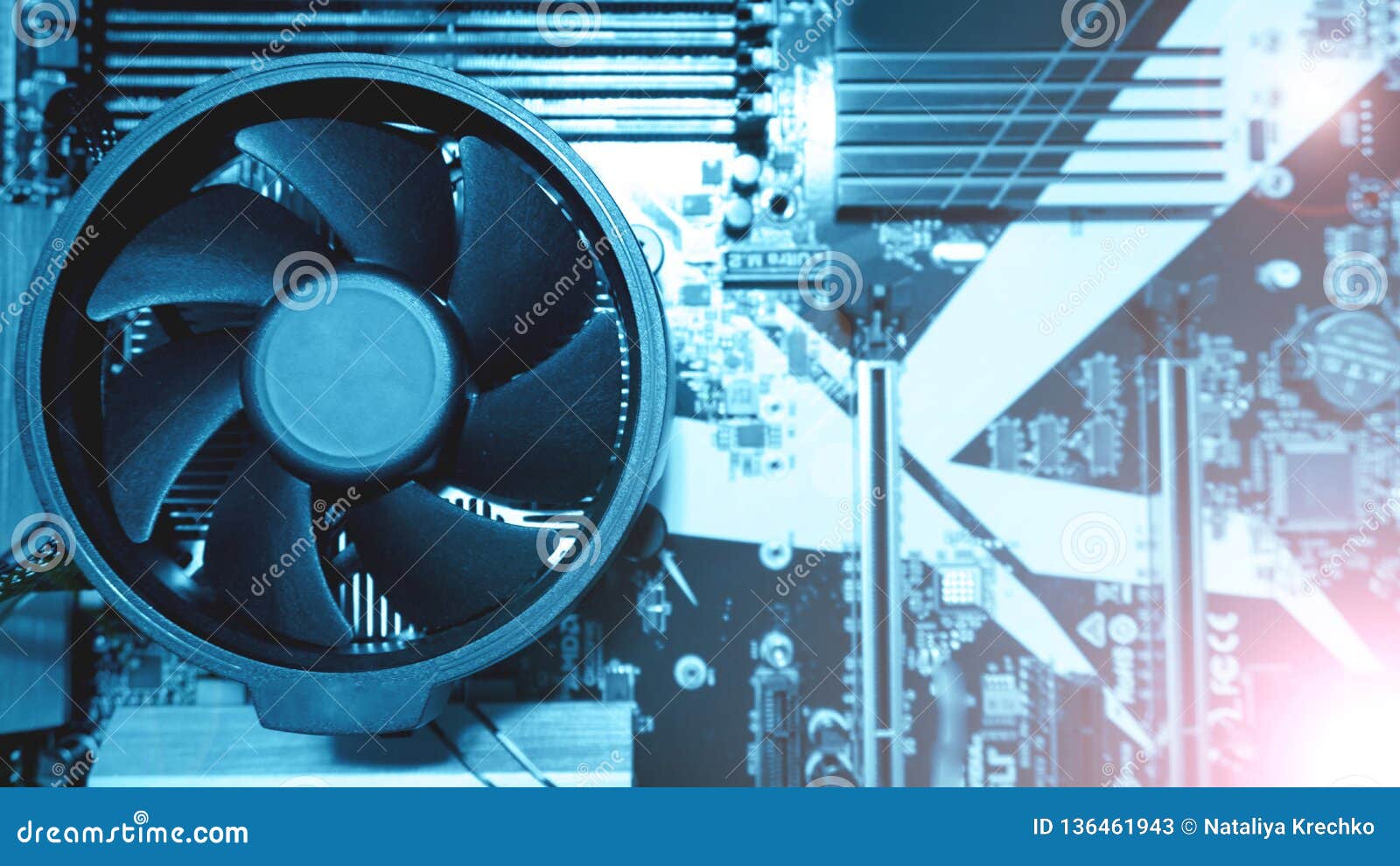 Circuit Board. Electronic Computer Hardware Technology Stock Image ...