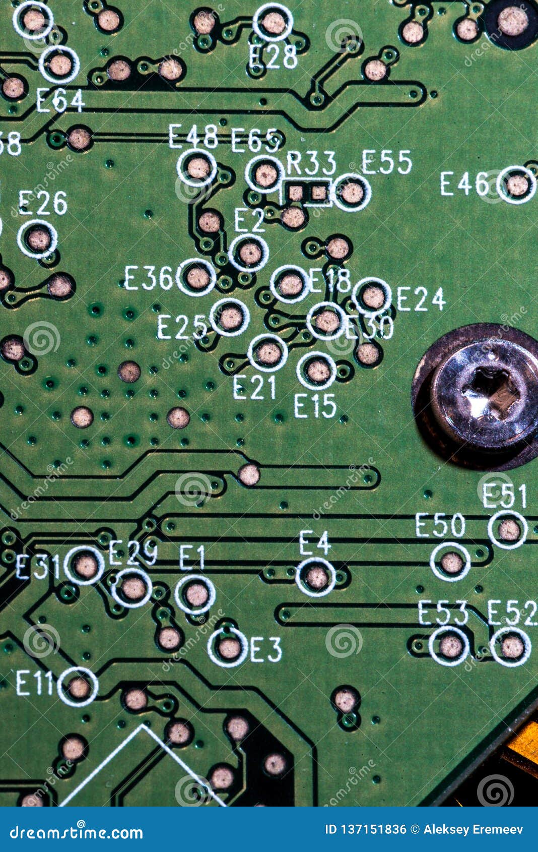 Circuit Board. Electronic Computer Hardware Technology. Motherboard Digital Chip. Tech Science ...