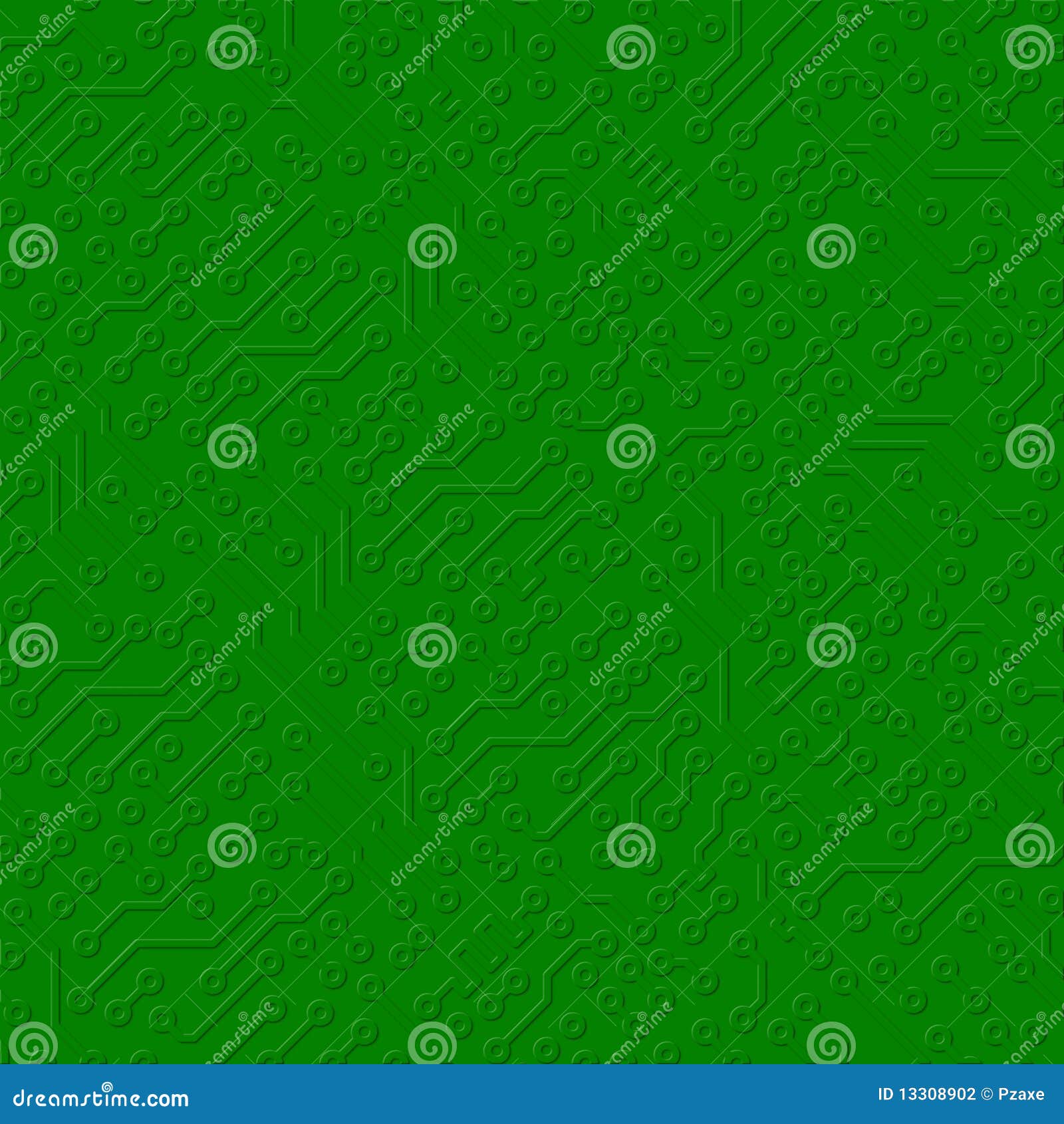 Electronic Green Circuit Background - Vector Eps8 | CartoonDealer.com ...