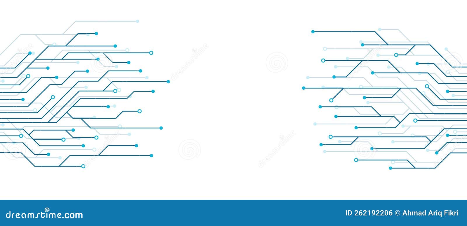 Circuit Board Electronics Digital Technology Banner. Abstract ...