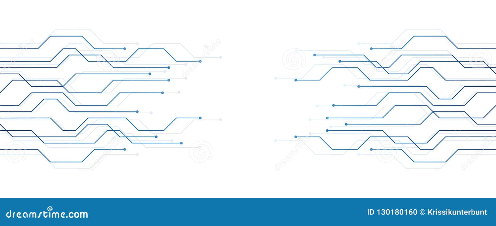 Electronics Banner With Place For Text In Frame Vector Illustration ...