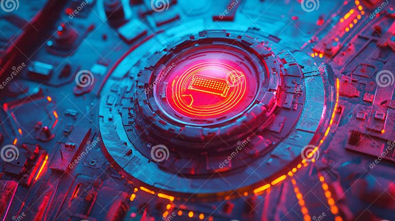 The Circuit Board Features a Complicated Toroidal Inductor with a ...