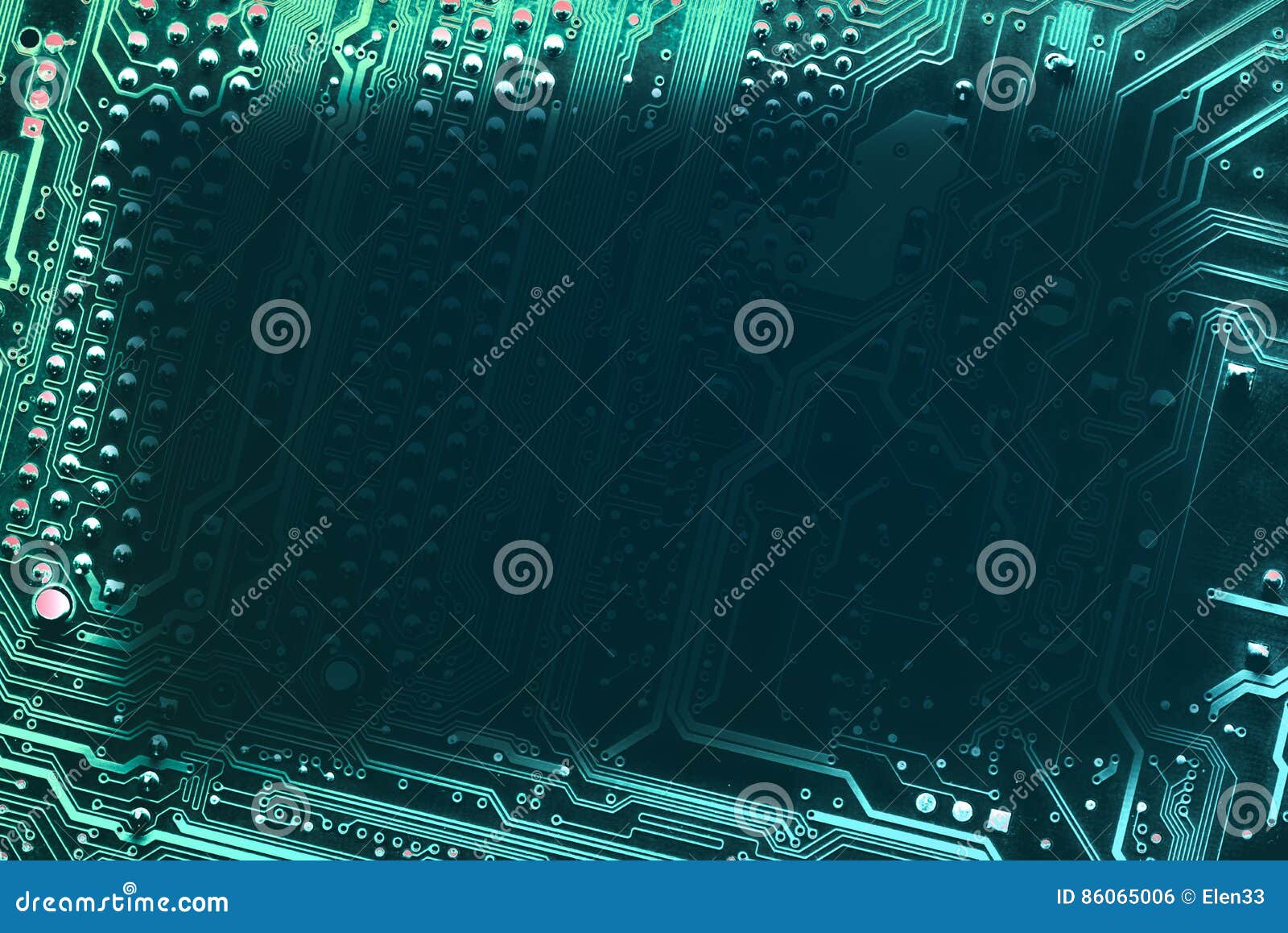 Circuit board frame stock photo. Image of circuit, components - 86065006