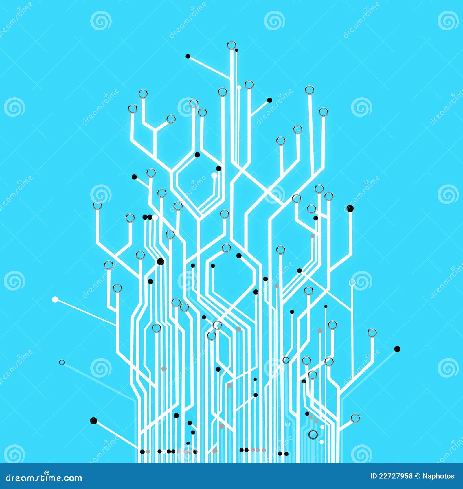 Circuit board graphic stock illustration. Illustration of information ...