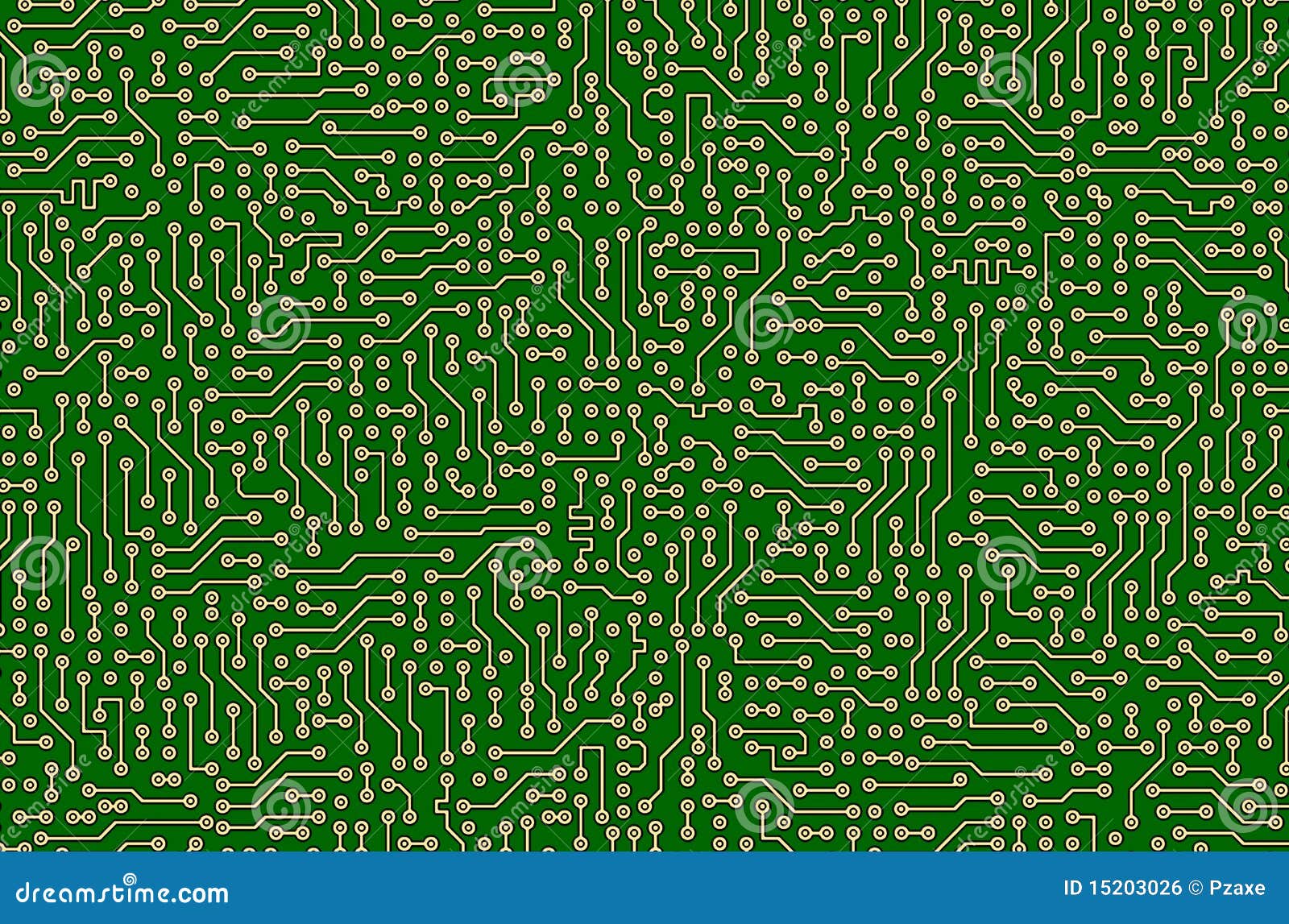 Circuit Board Green Abstract Texture Stock Illustration - Illustration ...
