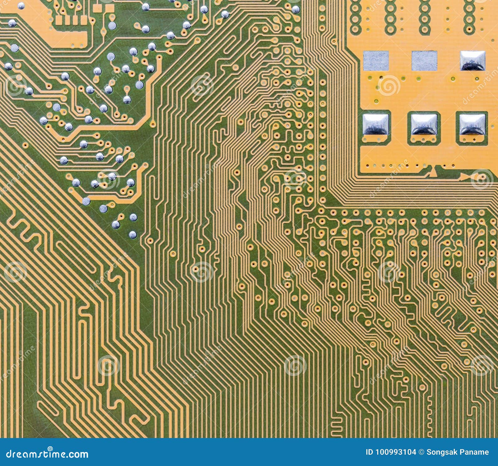 Circuit Board Integrated on Computer Stock Photo - Image of ...