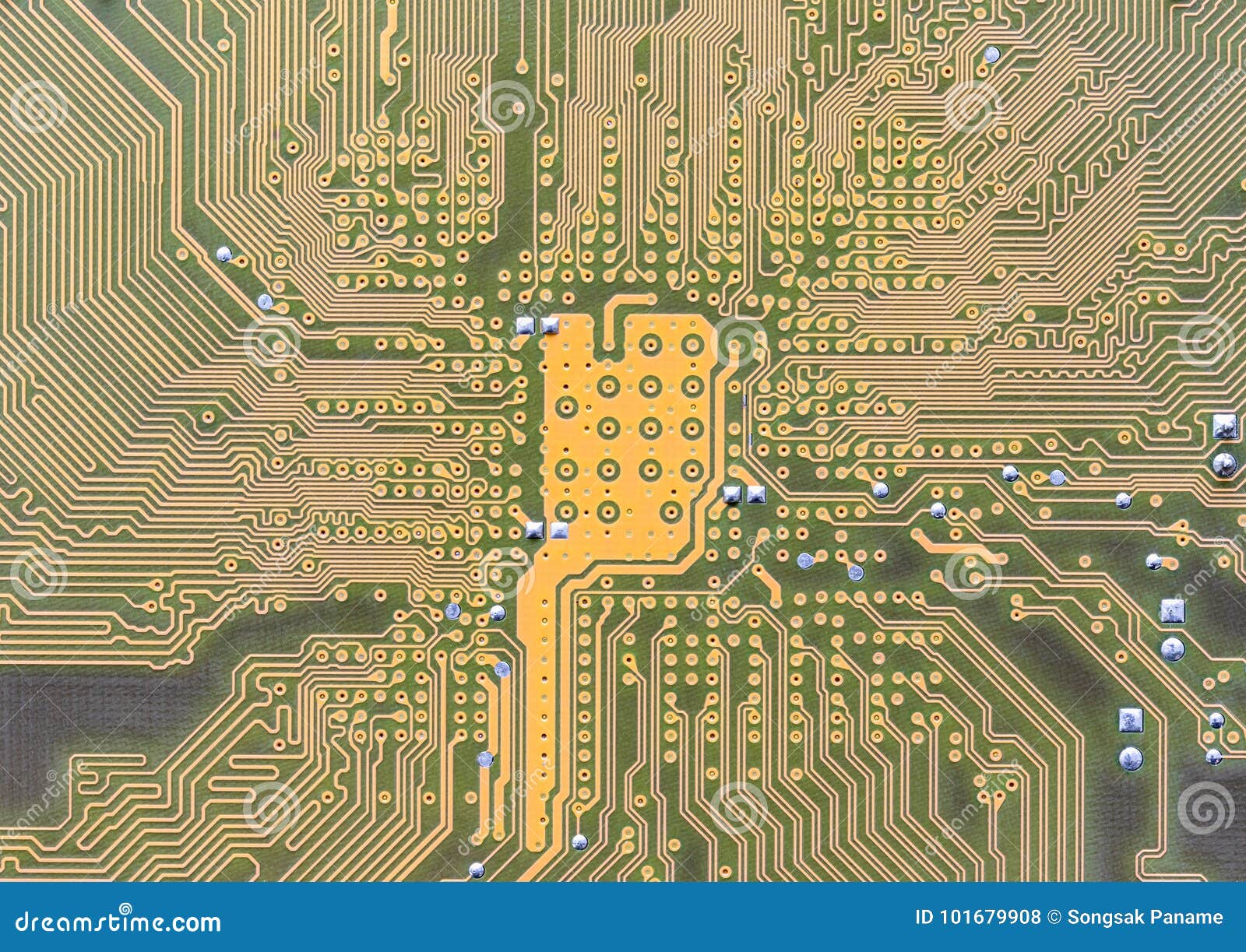 Circuit Board Integrated on Computer Stock Photo - Image of board ...