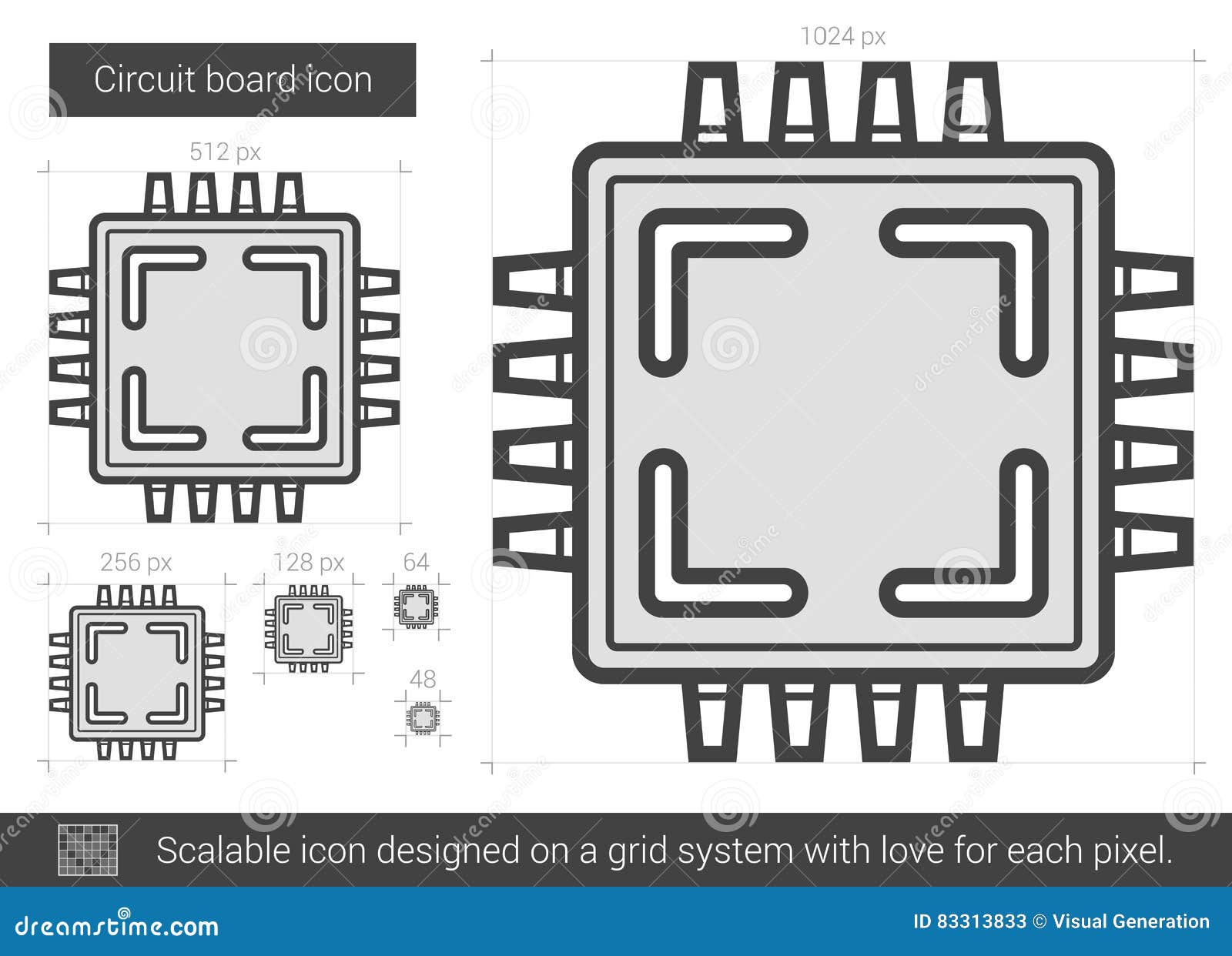 Microelectronics Infographic Chart Design Template Cartoon Vector ...