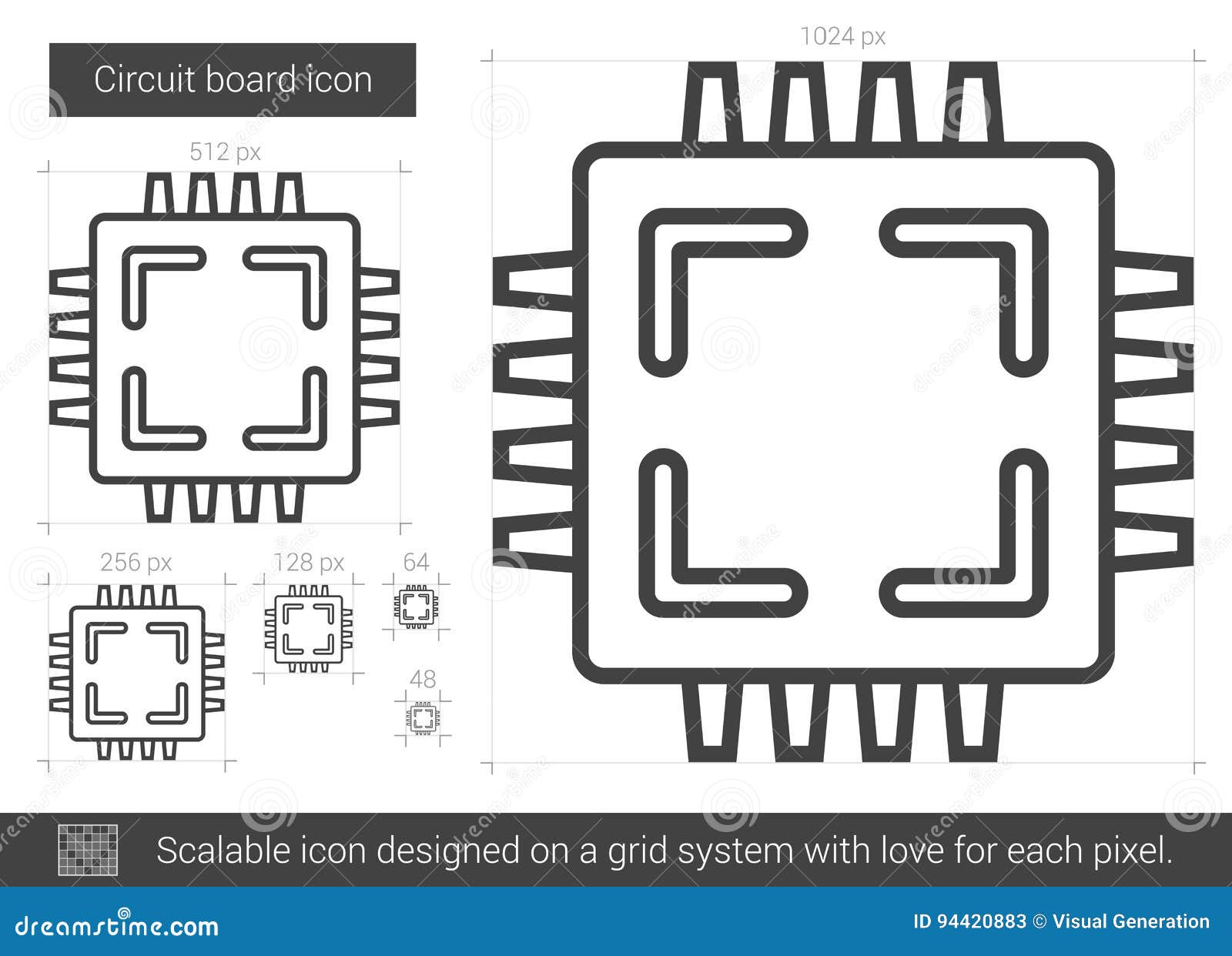 Microelectronics Infographic Chart Design Template Cartoon Vector ...