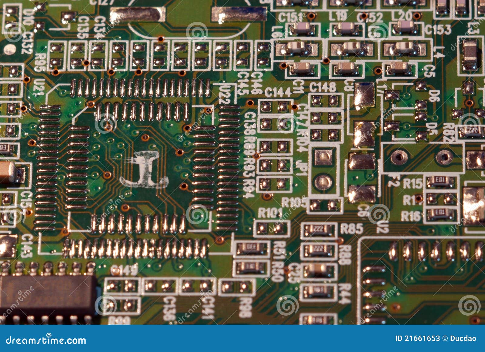 Circuit board macro stock image. Image of solder, board - 21661653