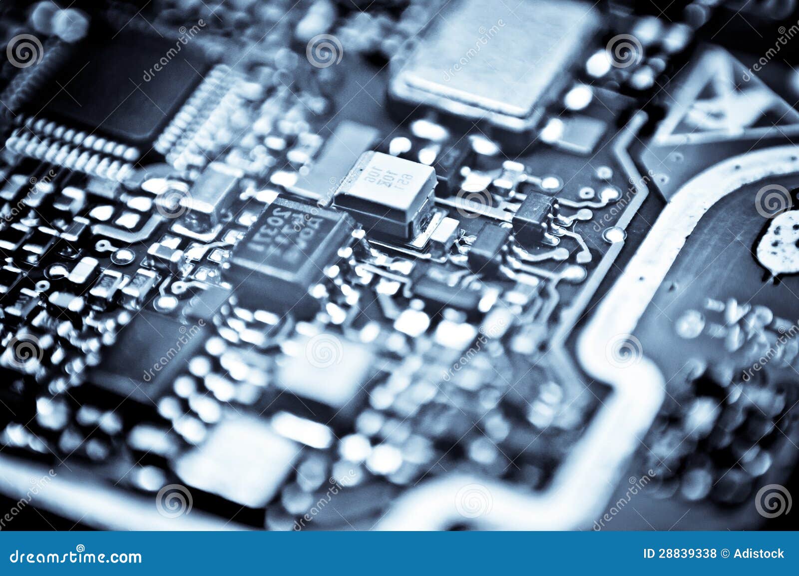 Circuit board macro stock photo. Image of color, information - 28839338