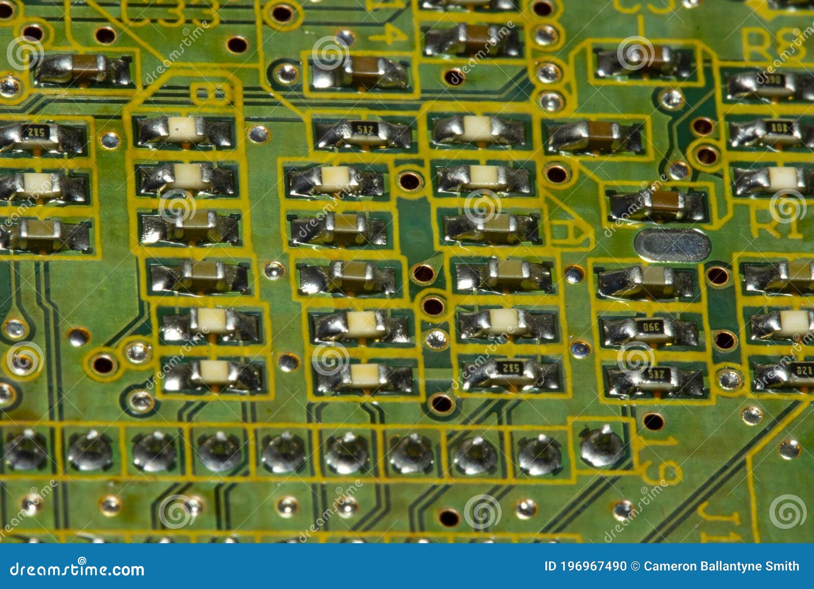Circuit Board - Macro Photography Stock Photo - Image of closeup, close ...