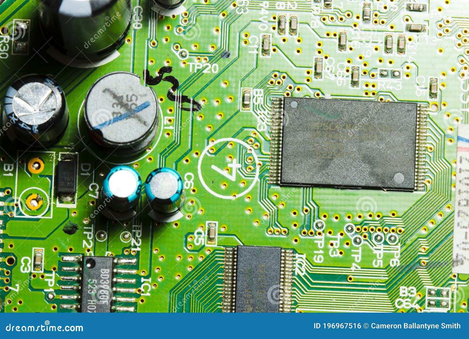 Circuit Board - Macro Photography Stock Photo - Image of device ...