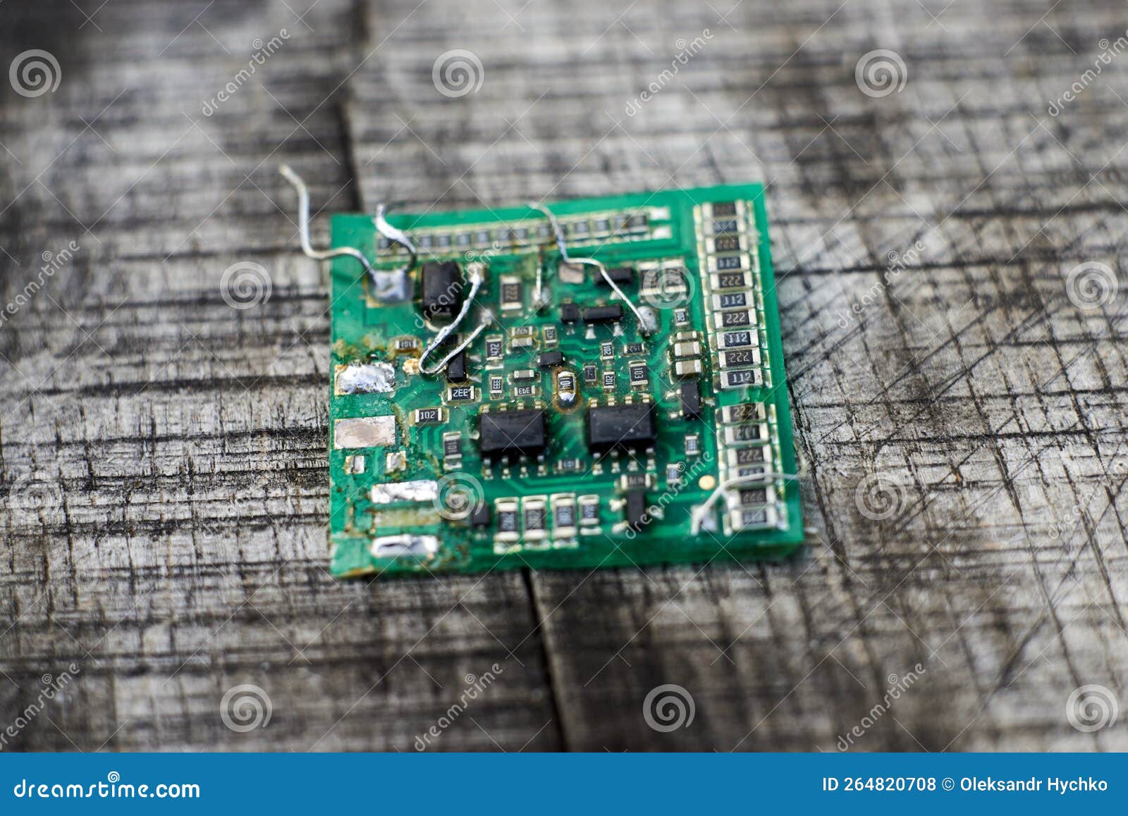 Capacitor, Small, Computer Chip, Metal, Pattern Stock Photo ...