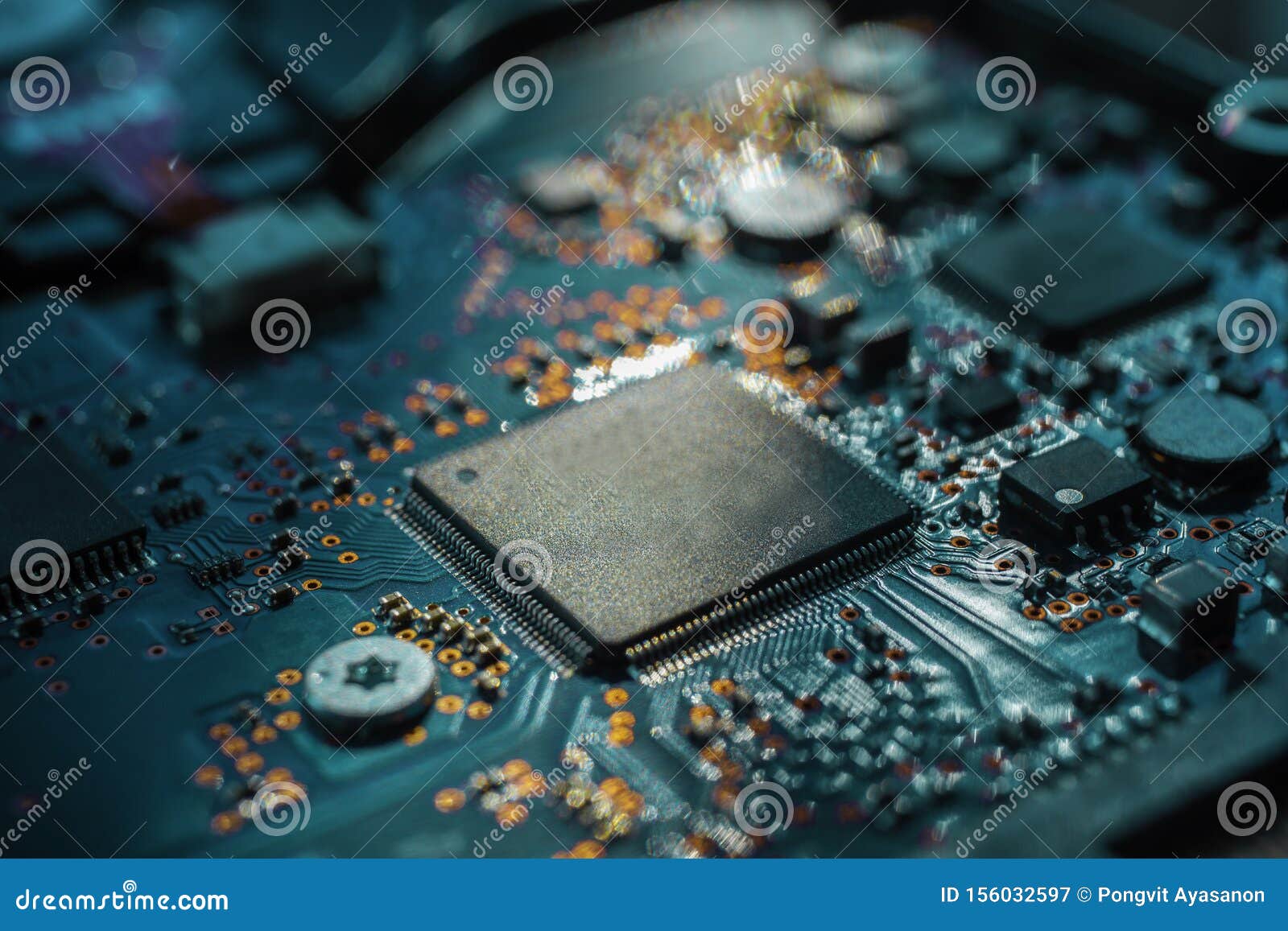 Circuit Board.Motherboard Digital Chip. Electronic Computer Hardware ...