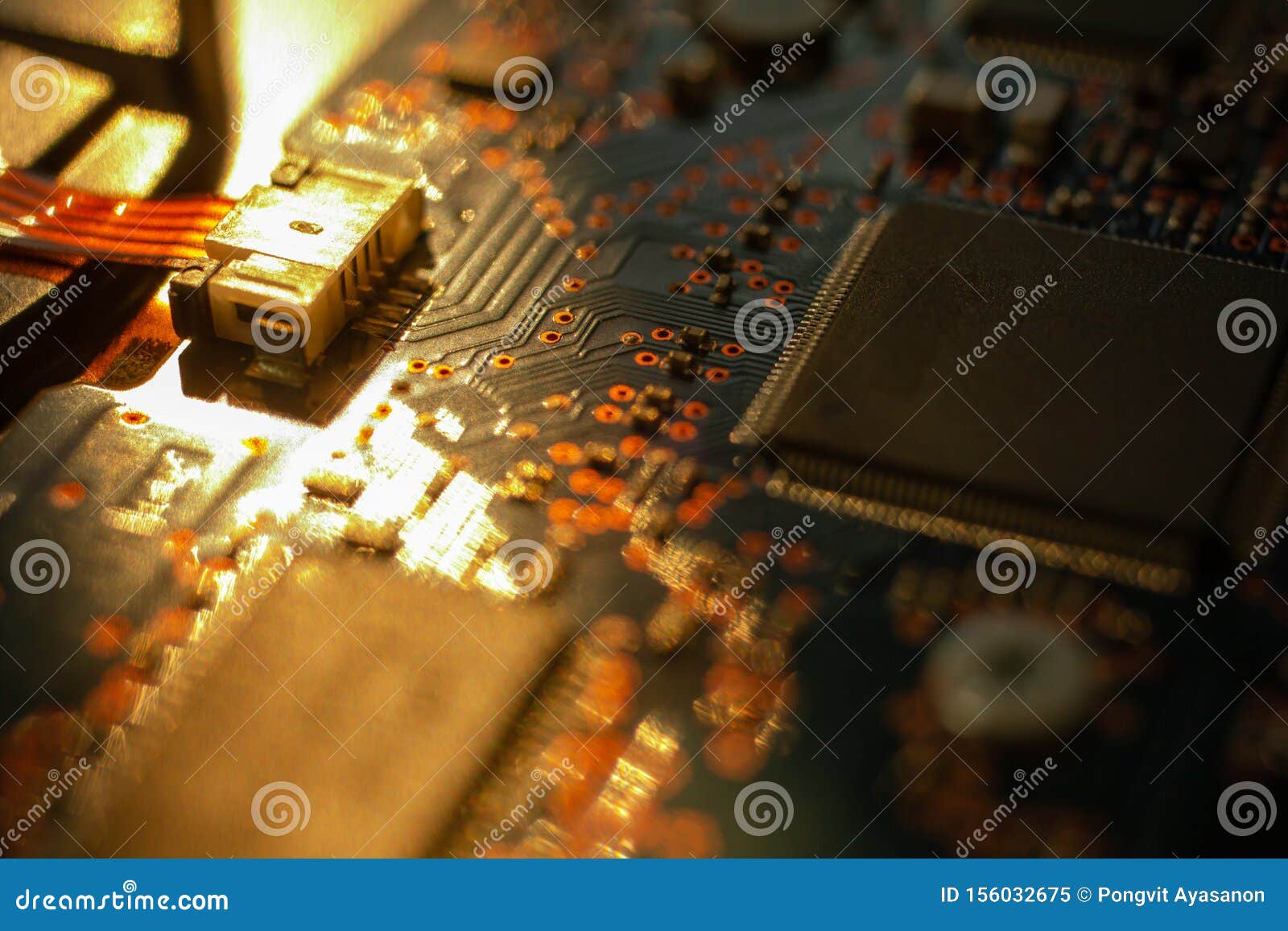 Circuit Board.Motherboard Digital Chip. Electronic Computer Hardware ...