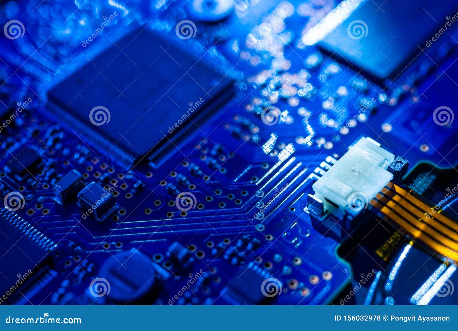 Circuit Board.Motherboard Digital Chip. Electronic Computer Hardware ...