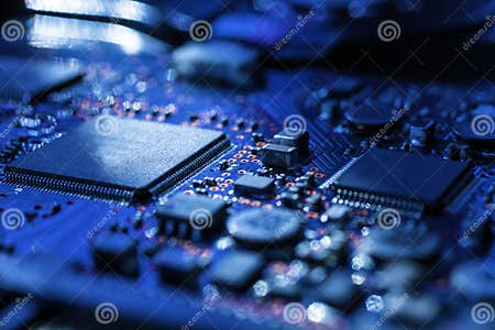 Circuit Board.Motherboard Digital Chip. Electronic Computer Hardware ...