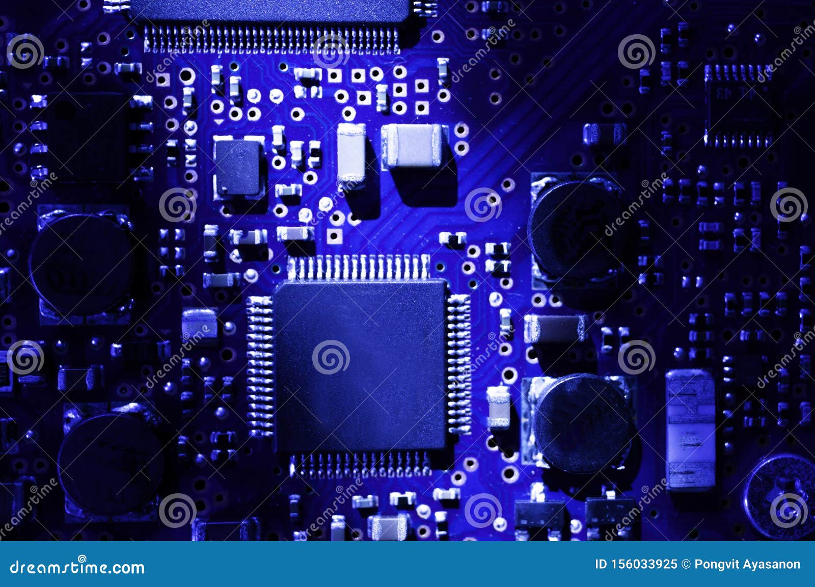 Circuit Board.Motherboard Digital Chip. Electronic Computer Hardware ...