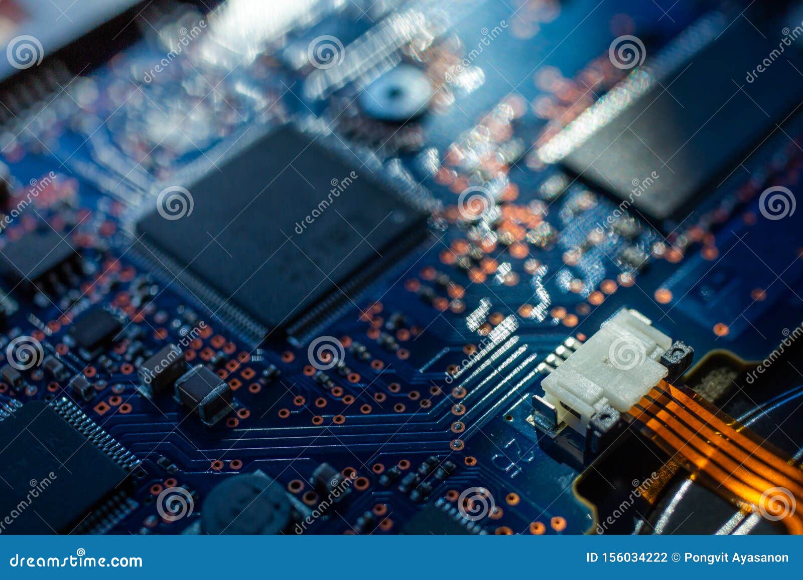 Circuit Board.Motherboard Digital Chip. Electronic Computer Hardware ...