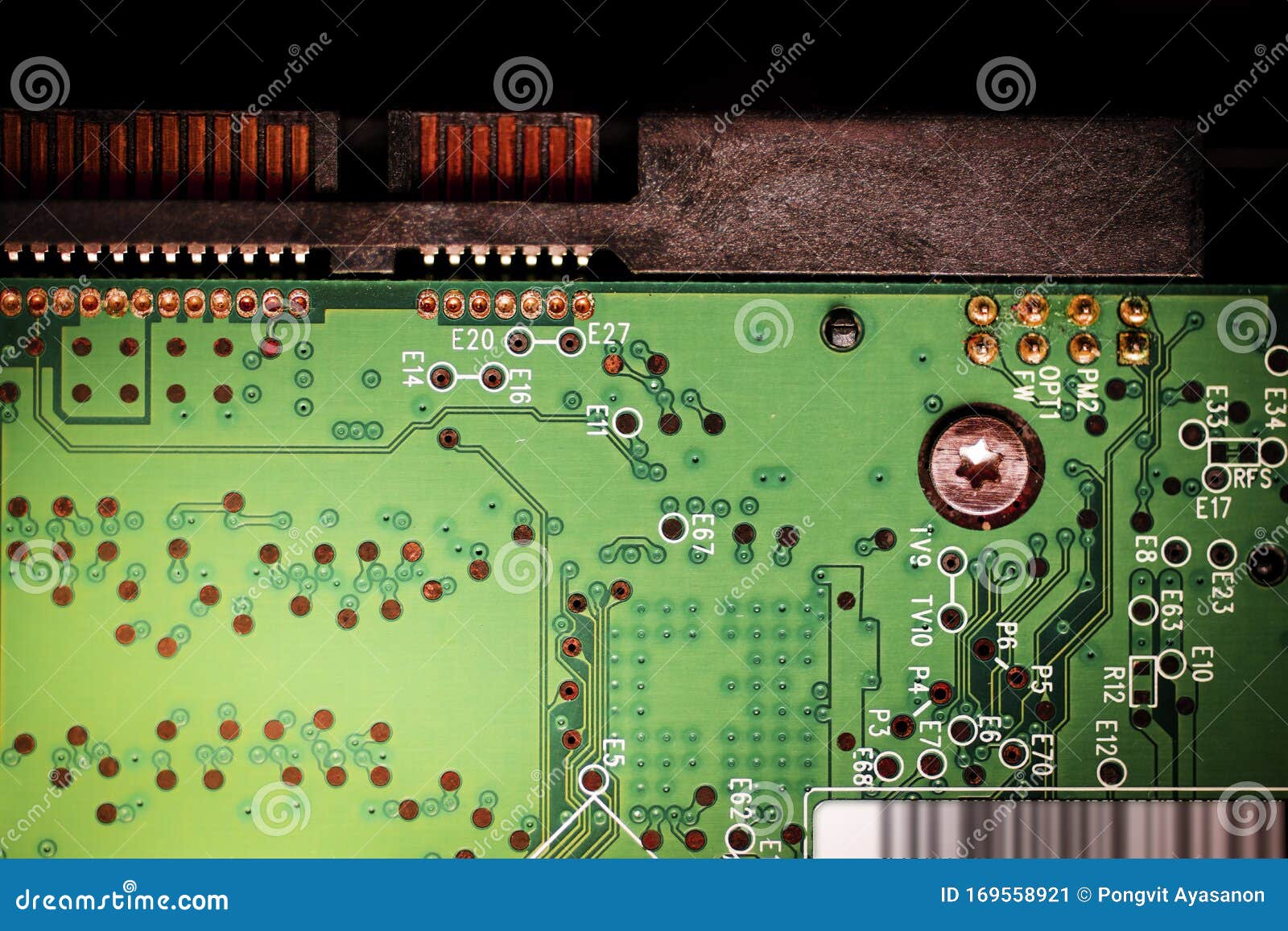 Circuit Board.Motherboard Digital Chip. Electronic Computer Hardware ...