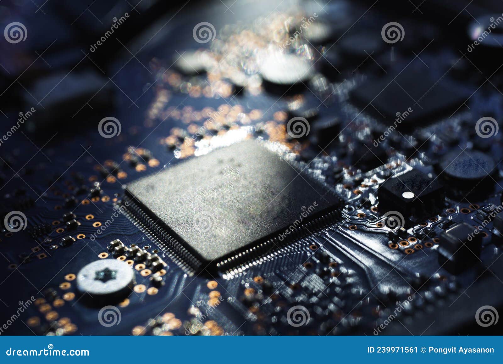 Circuit Board.Motherboard Digital Chip. Electronic Computer Hardware ...