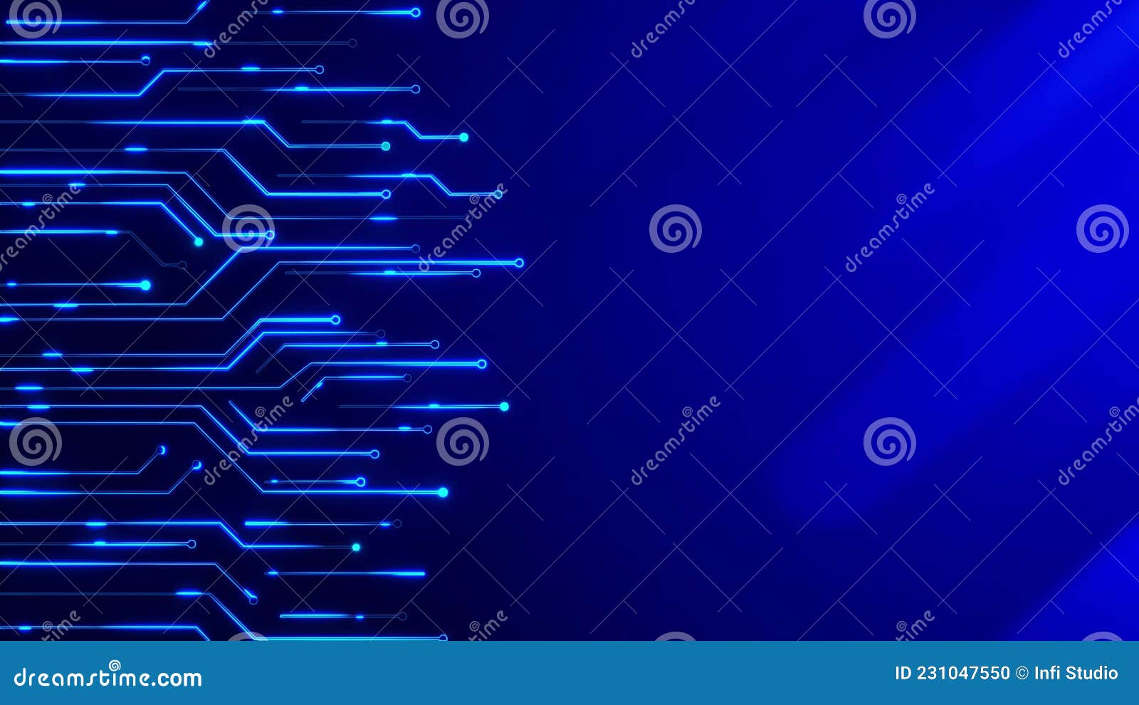 Circuit Board with Moving Electrons Data Flow Loop Background Animation. Stock Footage - Video ...