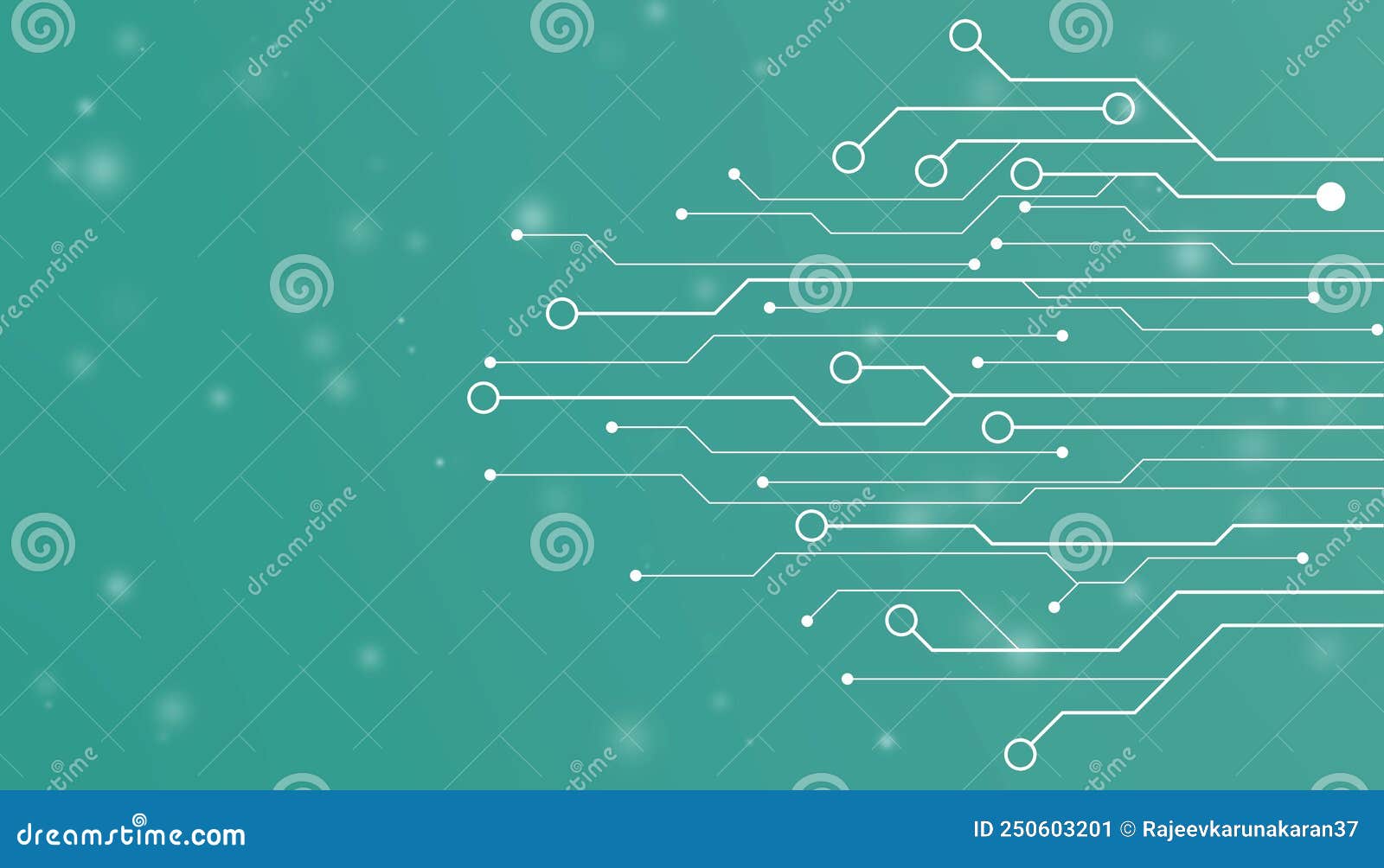 Circuit Board Pattern for Digital Abstract Technology Background ...
