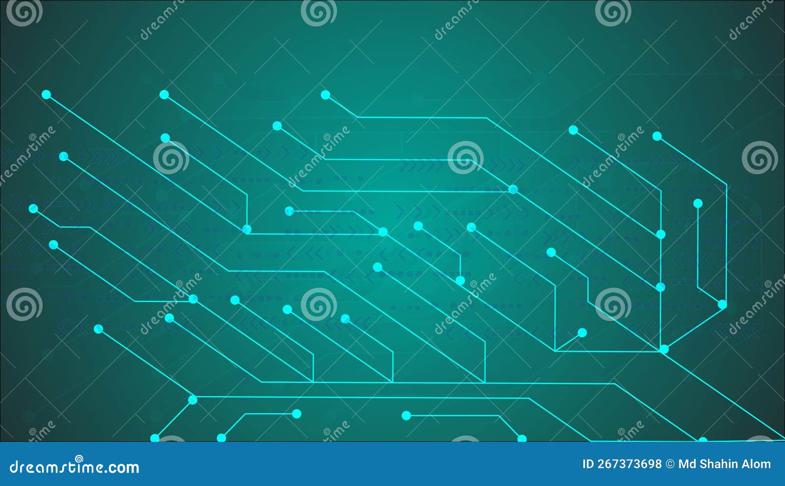 Circuit Board Pattern Internet Connection Technology Illustration ...