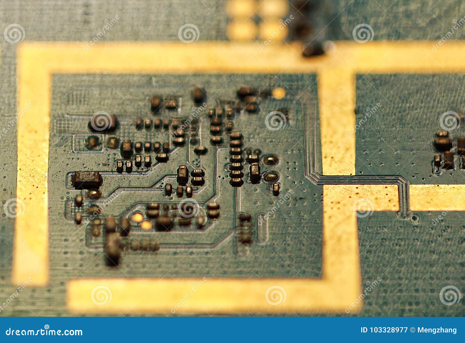 Circuit Board stock image. Image of card, defocussed - 103328977