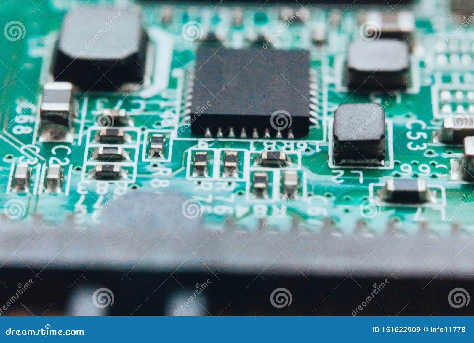 Motherboard Digital Chip. Details Of Electronic Cpu Chip. PC Microchip ...